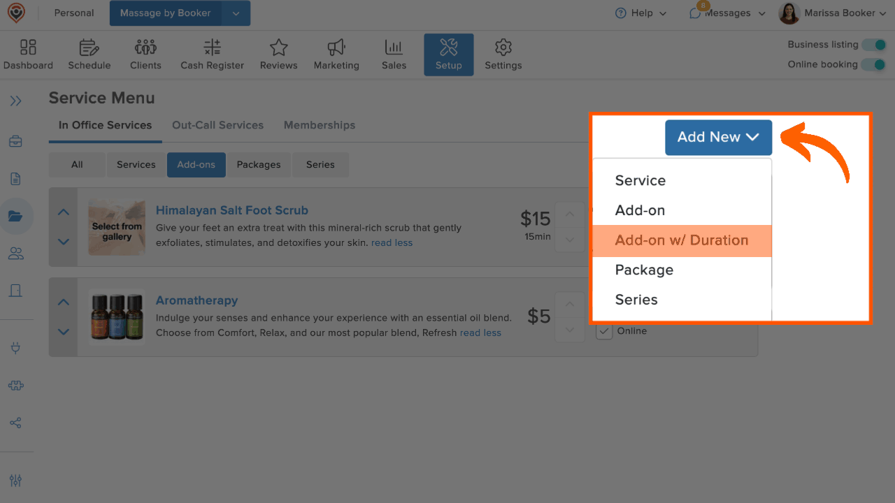 What's New: Add-Ons with Durations and Fine-Tuned Staff Permissions
